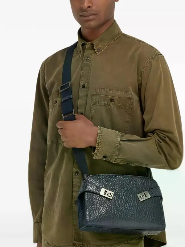 FERRAGAMO Hug Messenger Bag - Blue