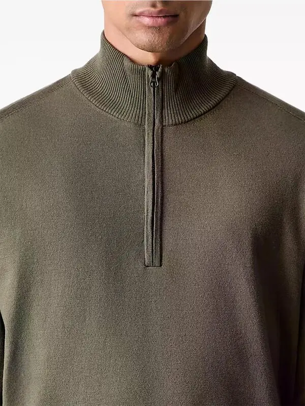 C.P. COMPANY Lens-detail Half-zip Sweater