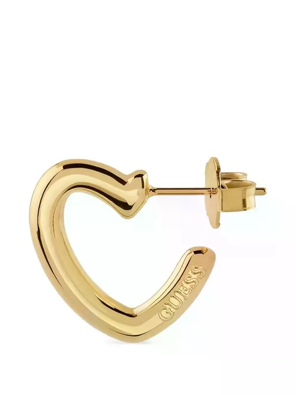 Guess Iconique Hoop Earrings - Gold