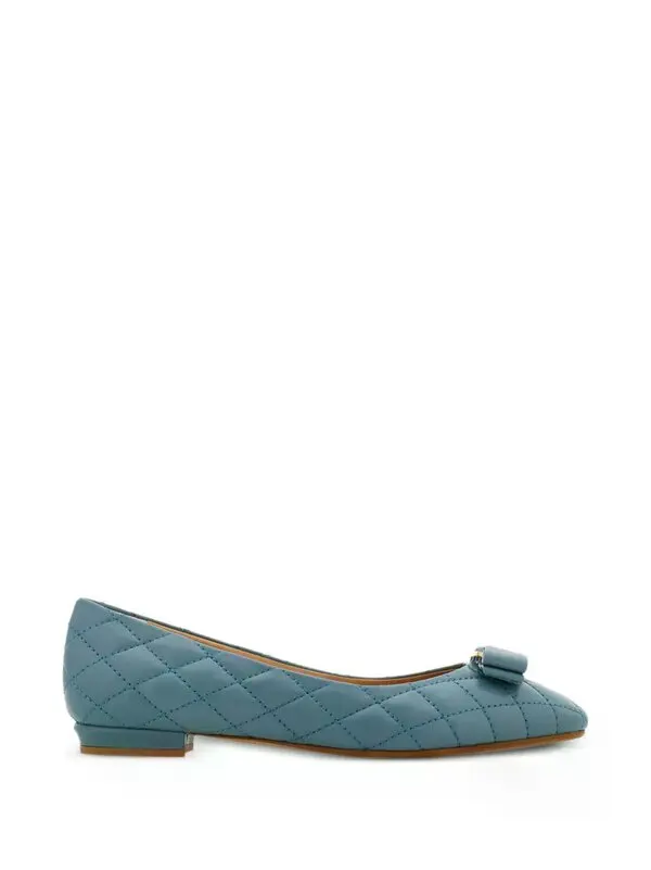 FERRAGAMO Quilted Varina Ballet Flats