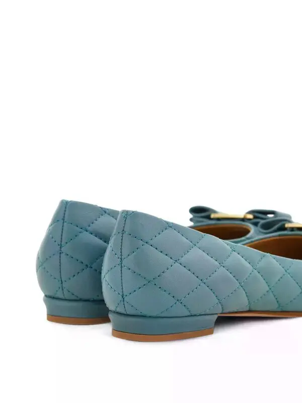 FERRAGAMO Quilted Varina Ballet Flats
