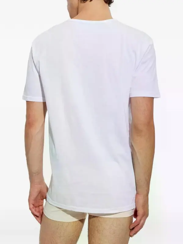 Paul Smith Organic Cotton Lounge T-shirts Pack Of Five - White