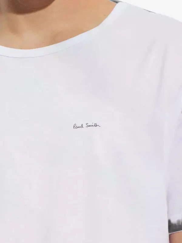 Paul Smith Organic Cotton Lounge T-shirts Pack Of Five - White