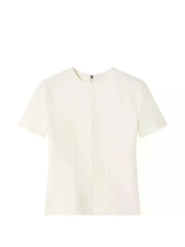 LANVIN Panelled Short-sleeve Top - White