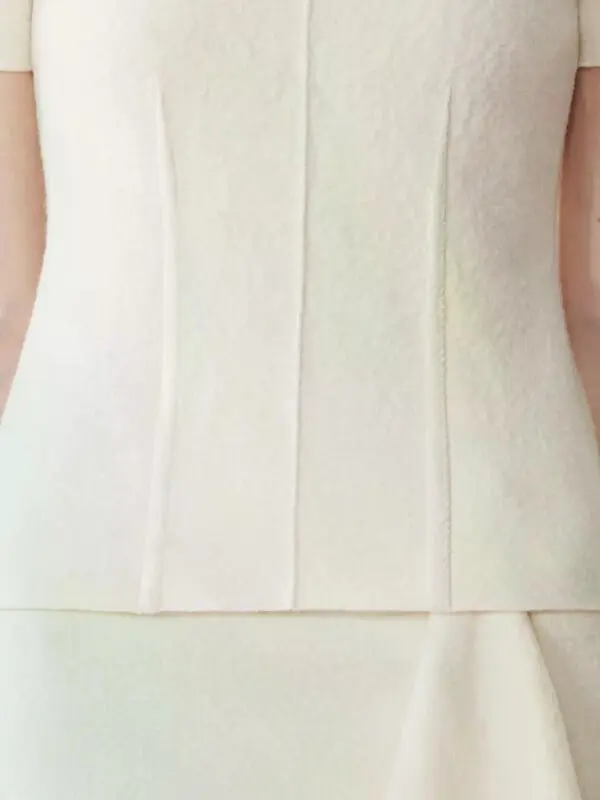 LANVIN Panelled Short-sleeve Top