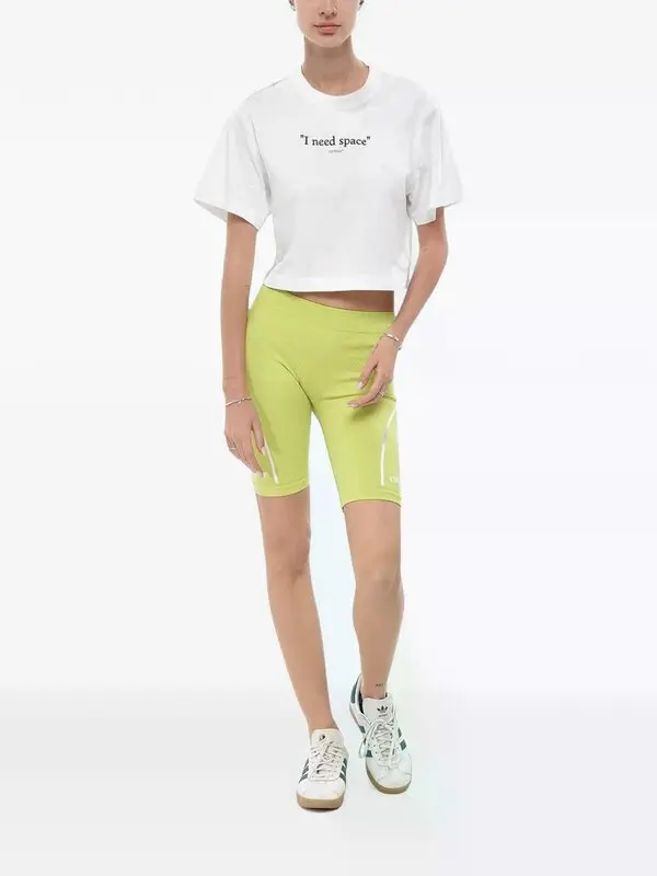 Off-White Athleisure Ribbed Cycling Shorts