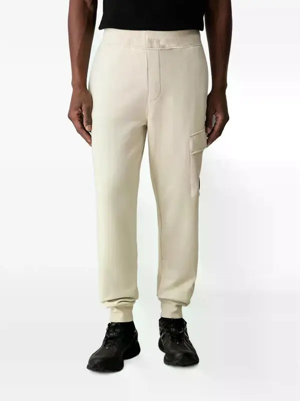 C.P. COMPANY Diagonal Raised Fleece Lens Sweatpants