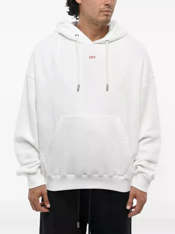 Off-White Smile Arrow Cotton Hoodie