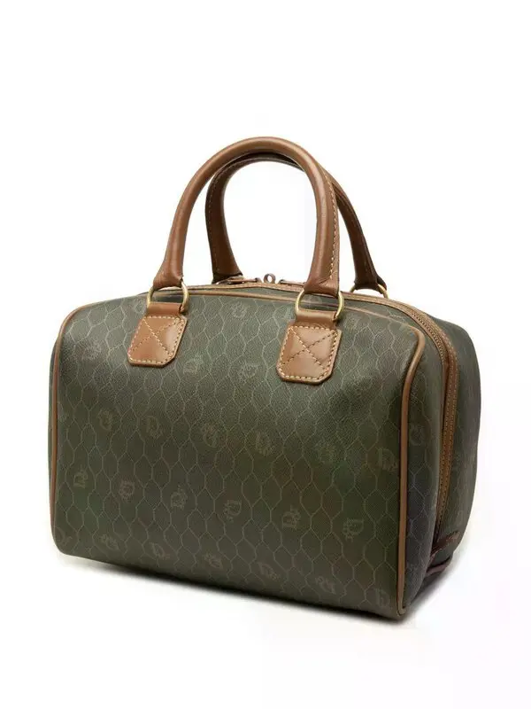 Dior Honeycomb Monogram Boston Bag
