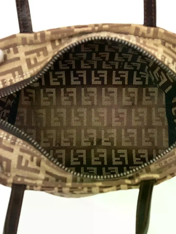 Fendi 2000-2010 Mini Zucchino Canvas Handbag