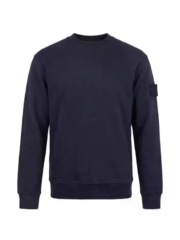 Stone Island Logo-patch Sweatshirt - Blue