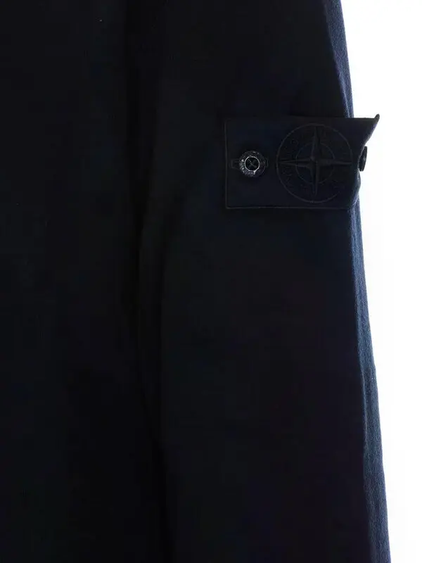 Stone Island Logo-patch Sweatshirt - Blue