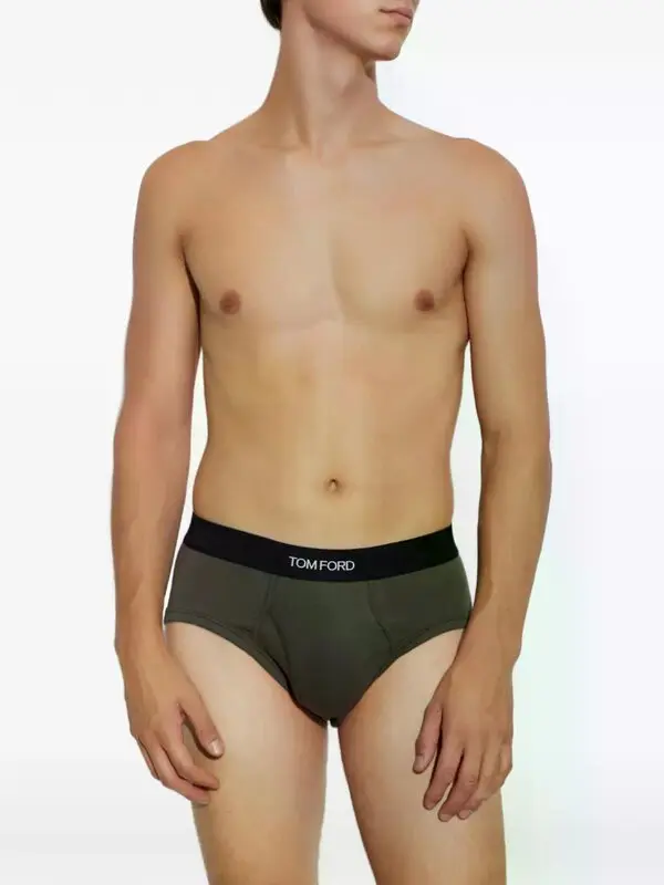 TOM FORD Logo-waistband Briefs