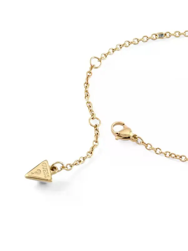 Guess Love Bites Pavé-heart-pendant Necklace