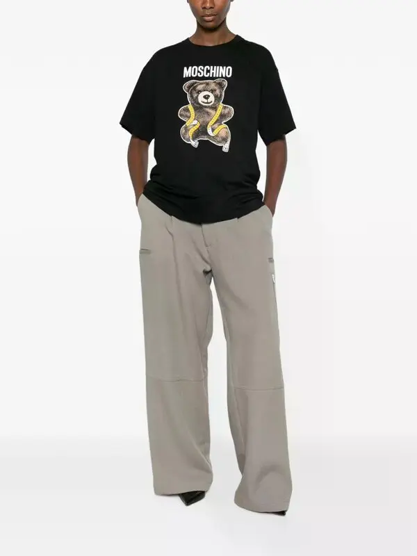 Moschino Teddy Bear Logo-print T-shirt