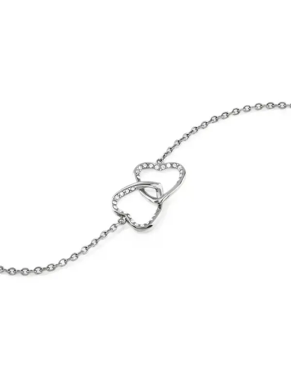 Guess Mon Amour Crystal-embellished Bracelet - Silver