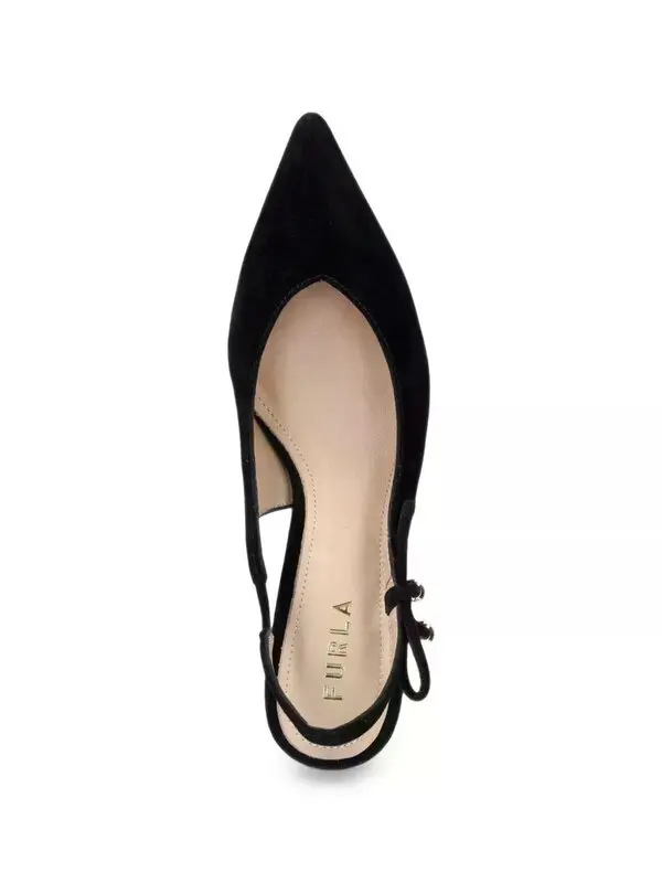 Furla Bow-detail Slingback Pumps