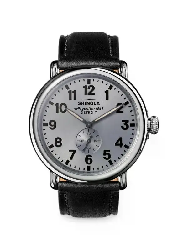 Shinola Runwell Sub Second 47mm Watch - Grey