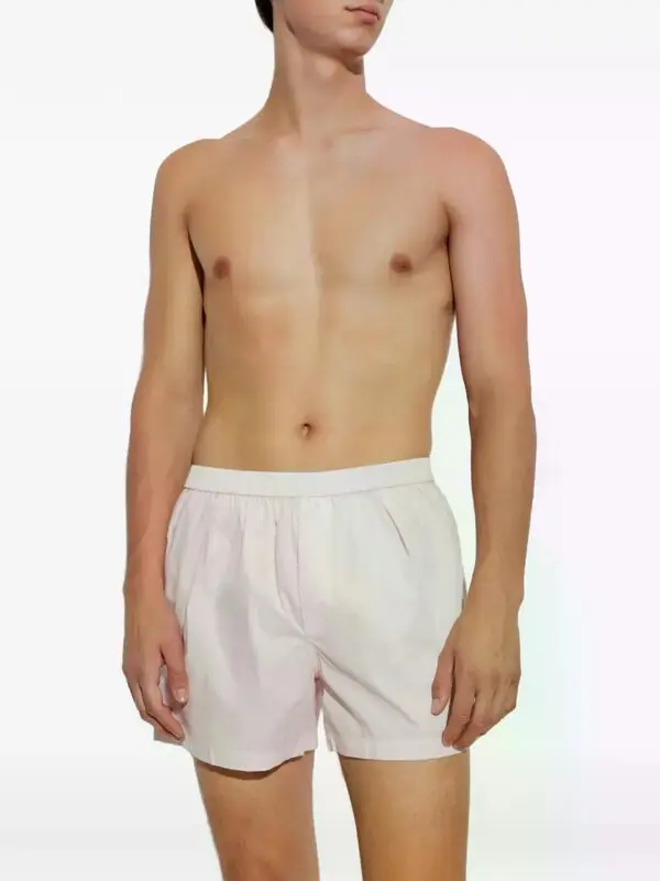 TOM FORD Elasticated-waistband Cotton Boxers - Pink