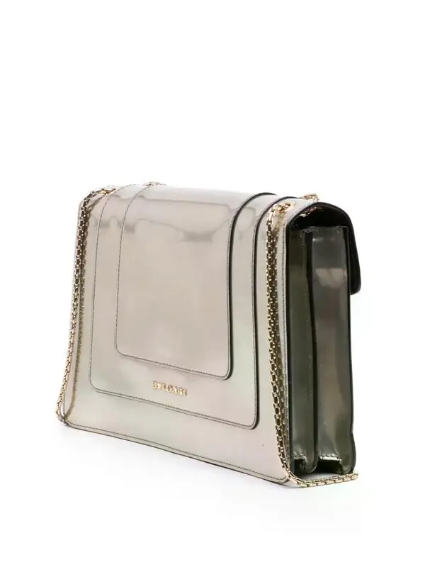 BVLGARI 2010-2020 Medium Patent Serpenti Forever Shoulder Bag