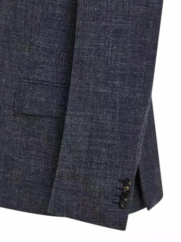 FERRAGAMO Single-breasted Flannel Blazer