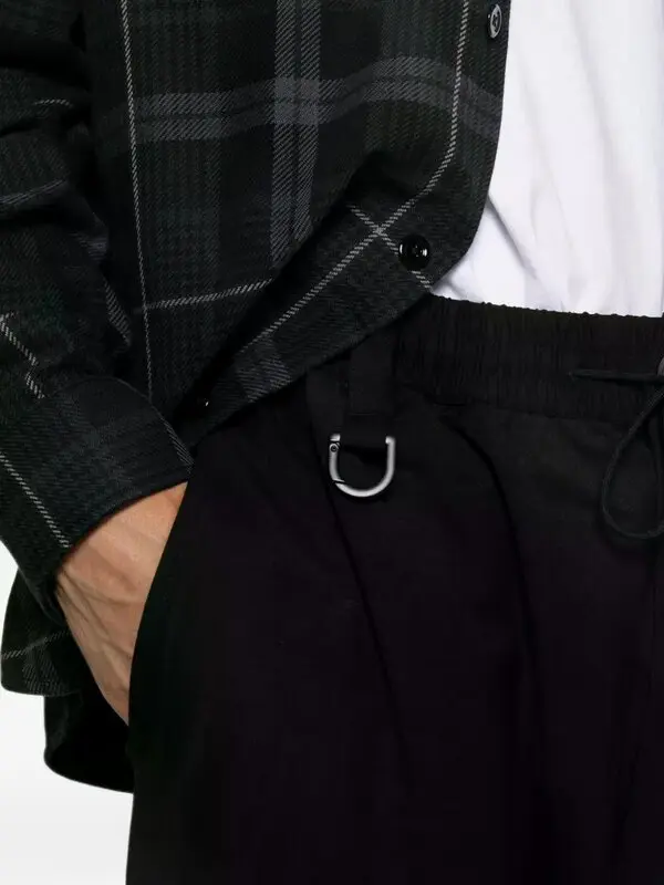 Y3 Drawstring Wide-leg Trousers