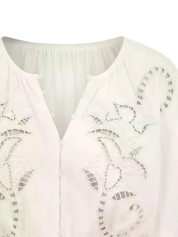 Farm Rio Richilieur Long-sleeved Blouse