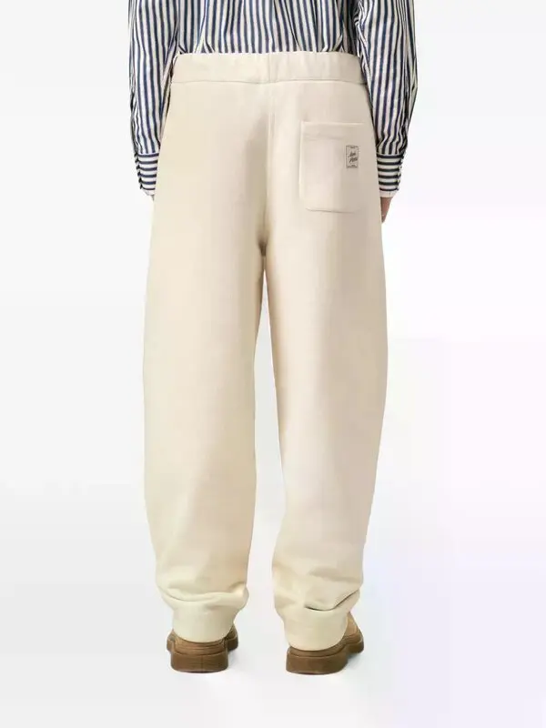 AMI Paris Cotton Track Pants With Heritage Label