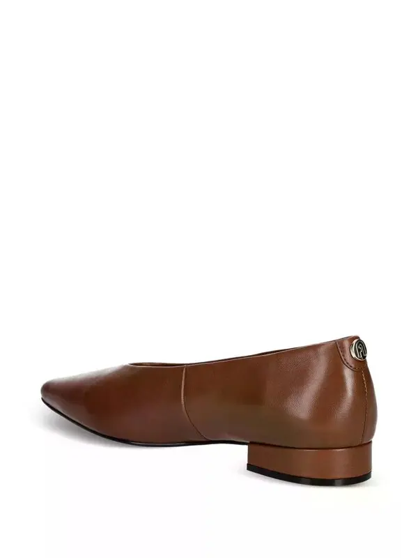 Furla Pointed-toe Leather Ballet Flats