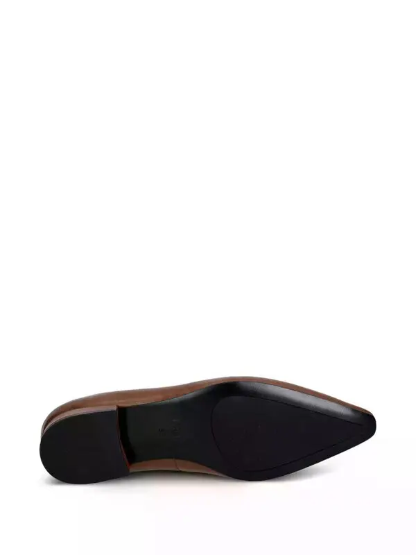 Furla Pointed-toe Leather Ballet Flats