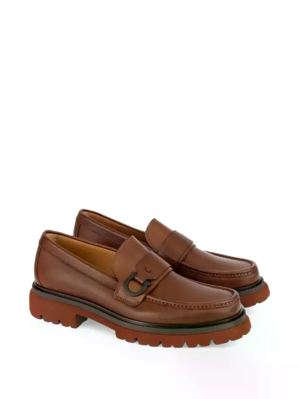 FERRAGAMO Loafers With Gancini Ornament