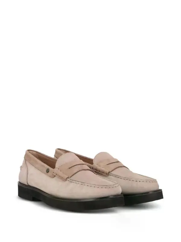 TOD'S Panelled Leather Loafers