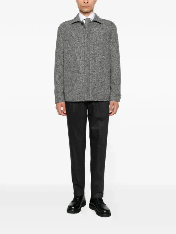 Eleventy Pleated Wool Trousers