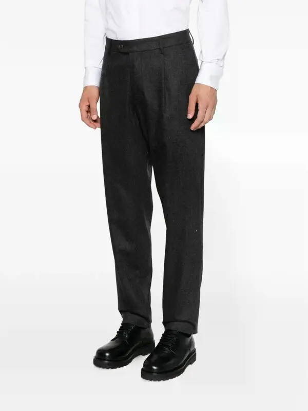 Eleventy Pleated Wool Trousers