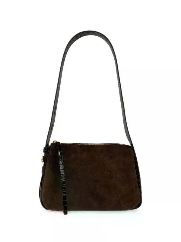 Tory Burch Small Romy Suede Shoulder Bag - Brown
