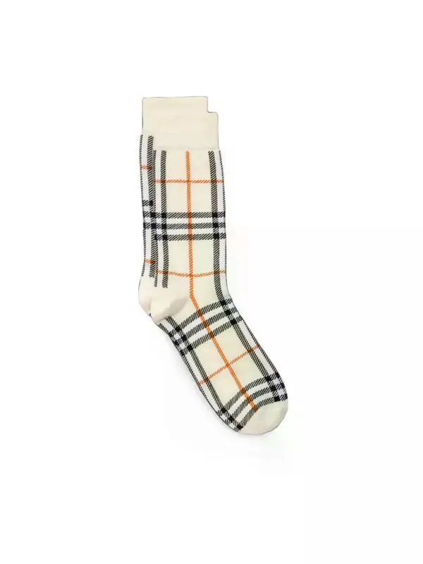 Burberry Check Cotton-nylon-blend Socks
