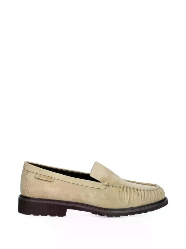 Moschino Gathered Slip-on Loafers