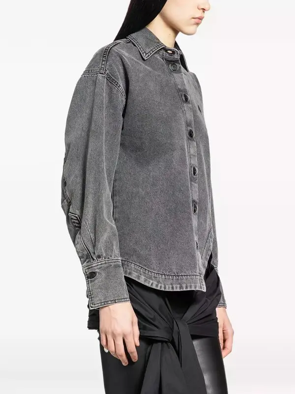 Attico Eliza Asymmetric-hem Shirt