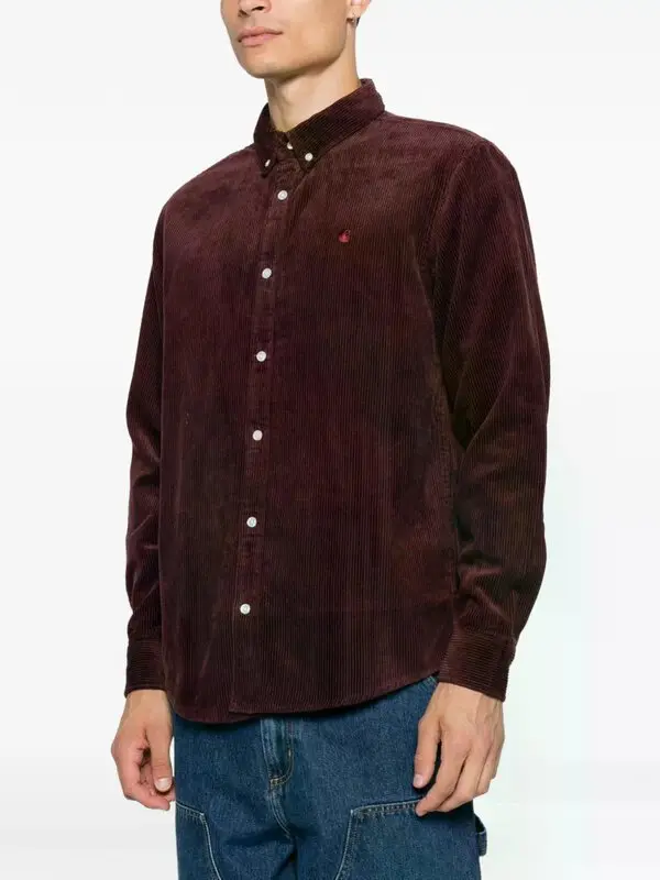 Carhartt Work In Progress Madison Cord Shirt - Purple