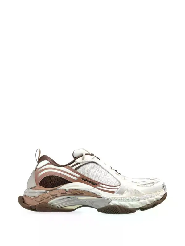 Balenciaga Triple S.2 Panelled Sneakers - Brown