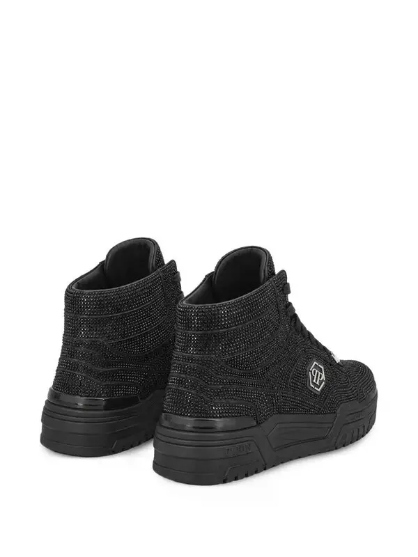 Philipp Plein Mid-top Predator V2 Strass Sneakers