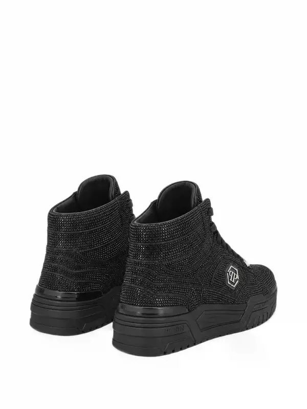 Philipp Plein Mid-top Predator V2 Strass Sneakers