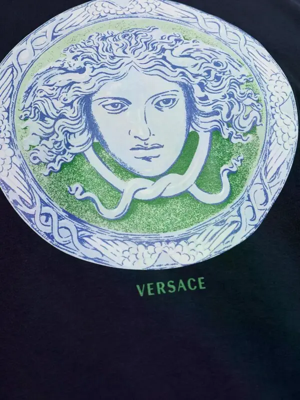 Versace Medusa-print Cotton T-shirt