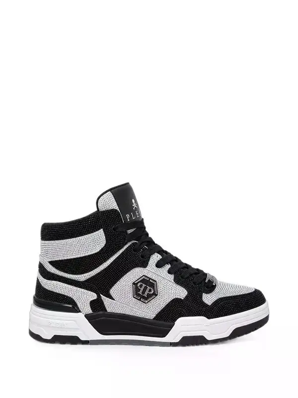 Philipp Plein Mid-top Predator V2 Strass Sneakers - Black