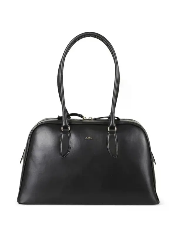A.p.c. Paloma Leather Shoulder Bag - Black