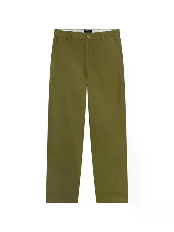 A.p.c. Straight-leg Cotton Trousers