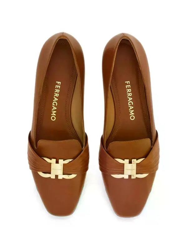 FERRAGAMO Gancini Ornament Loafers