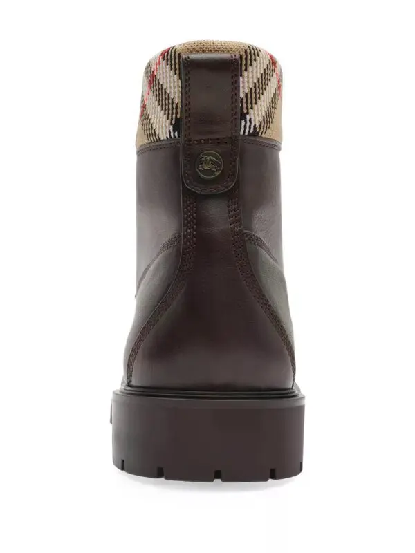 Burberry Leather Durham Boots