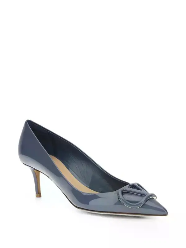 Valentino Garavani Vlogo Signature Leather Pumps