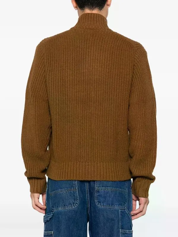 Carhartt Work In Progress Ribbed Quarter-zip Sweater